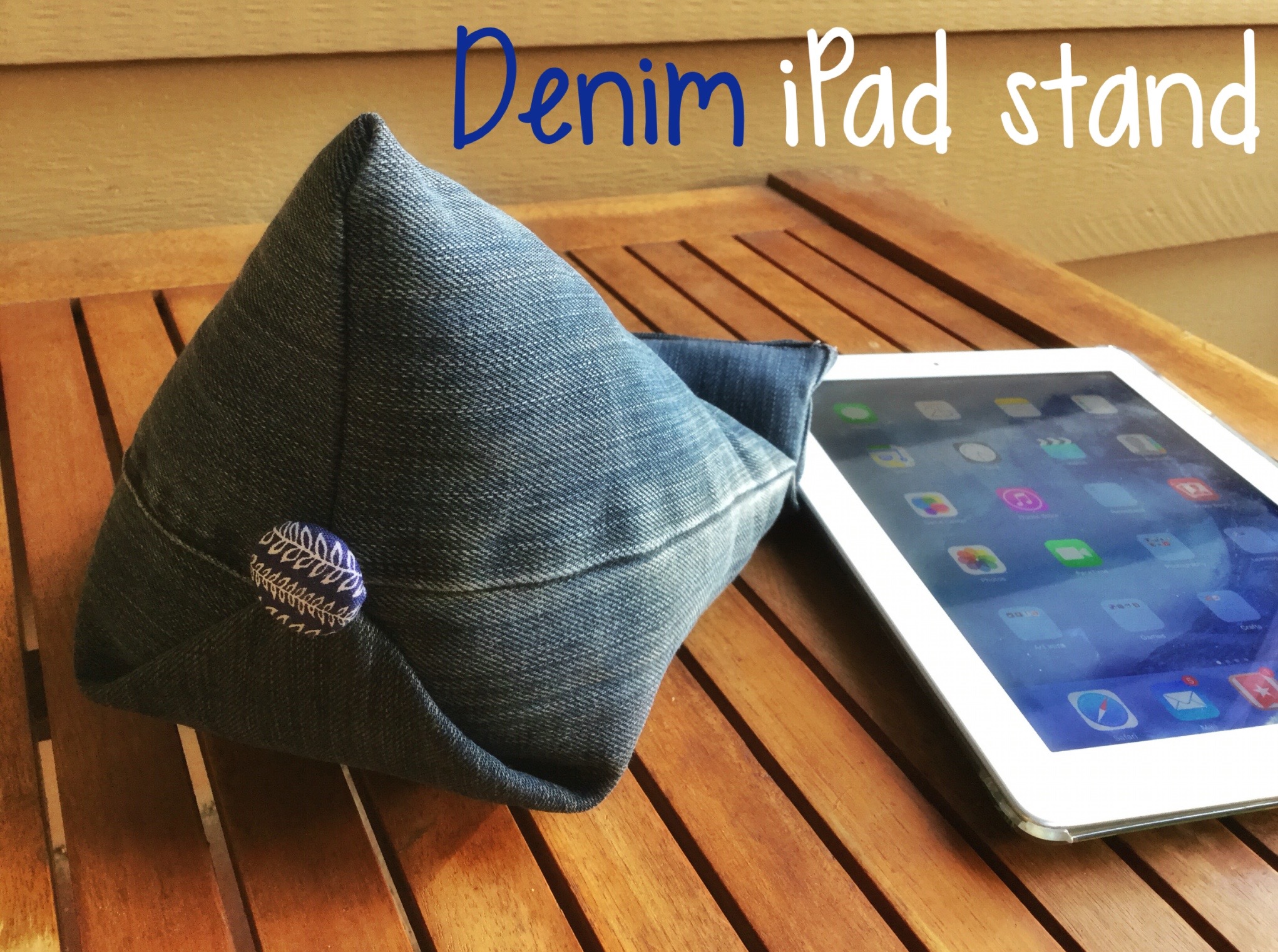 Tablet stand tutorial – teresadownunder.com