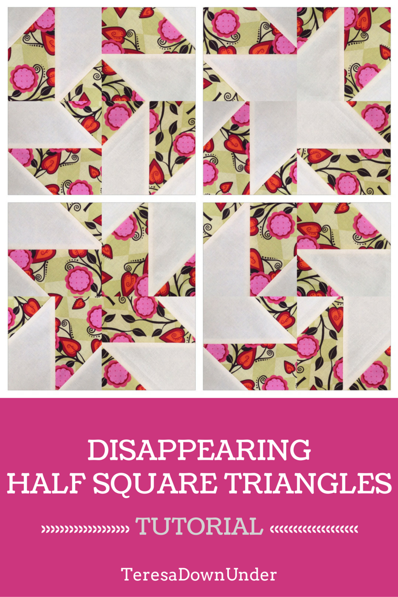 Video tutorial: Disappearing half square triangles (HST ...