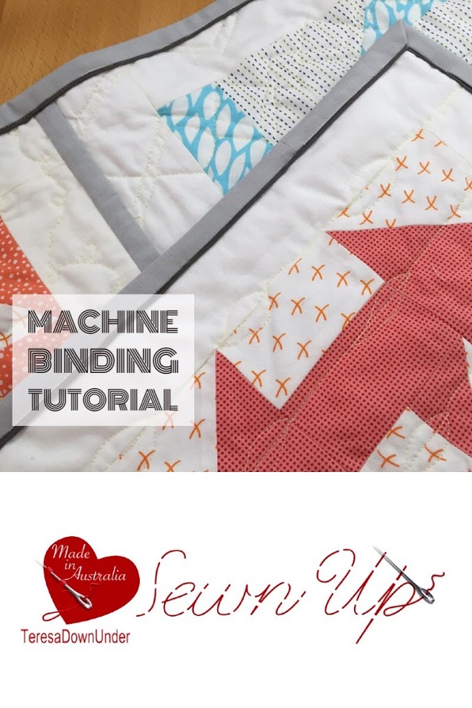 Video tutorial: Machine quilt binding – teresadownunder.com