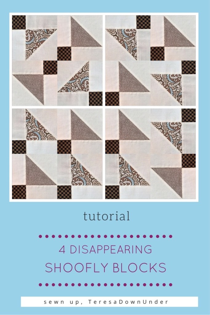 Video tutorial: 4 disappearing variations on a shoofly quilt block ...