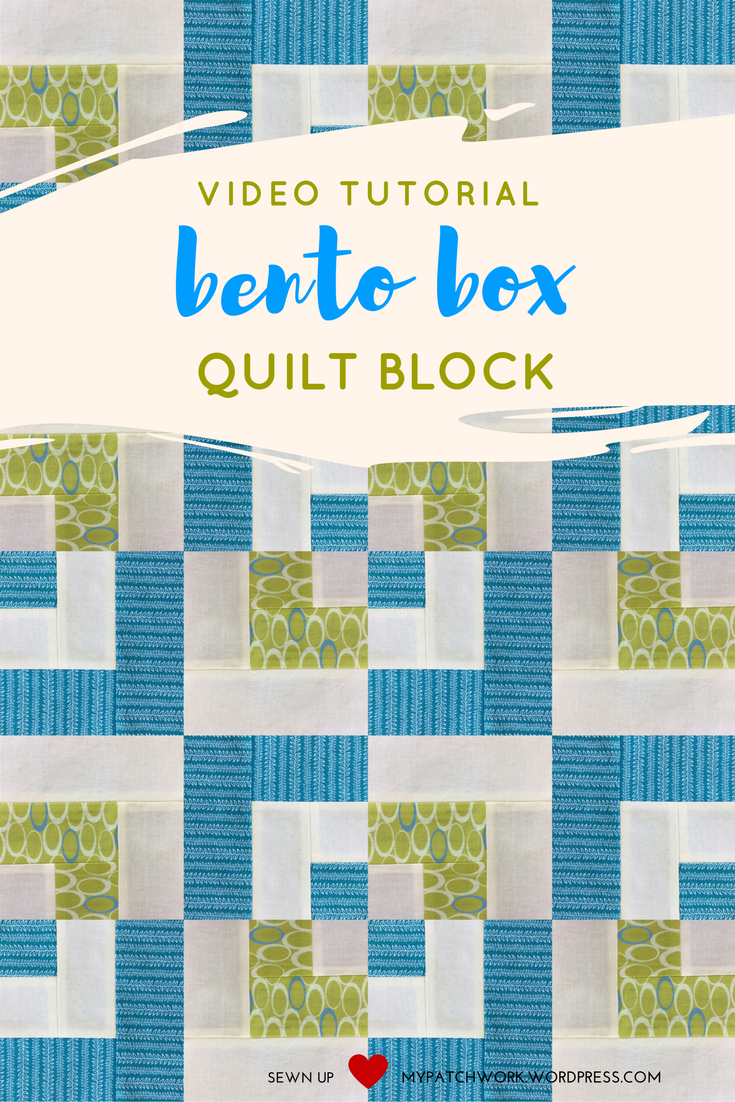 Video tutorial: Bento box quilt block – beginner’s block ...