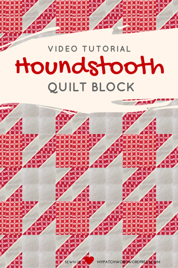 Video tutorial: Houndstooth quilt block – teresadownunder.com