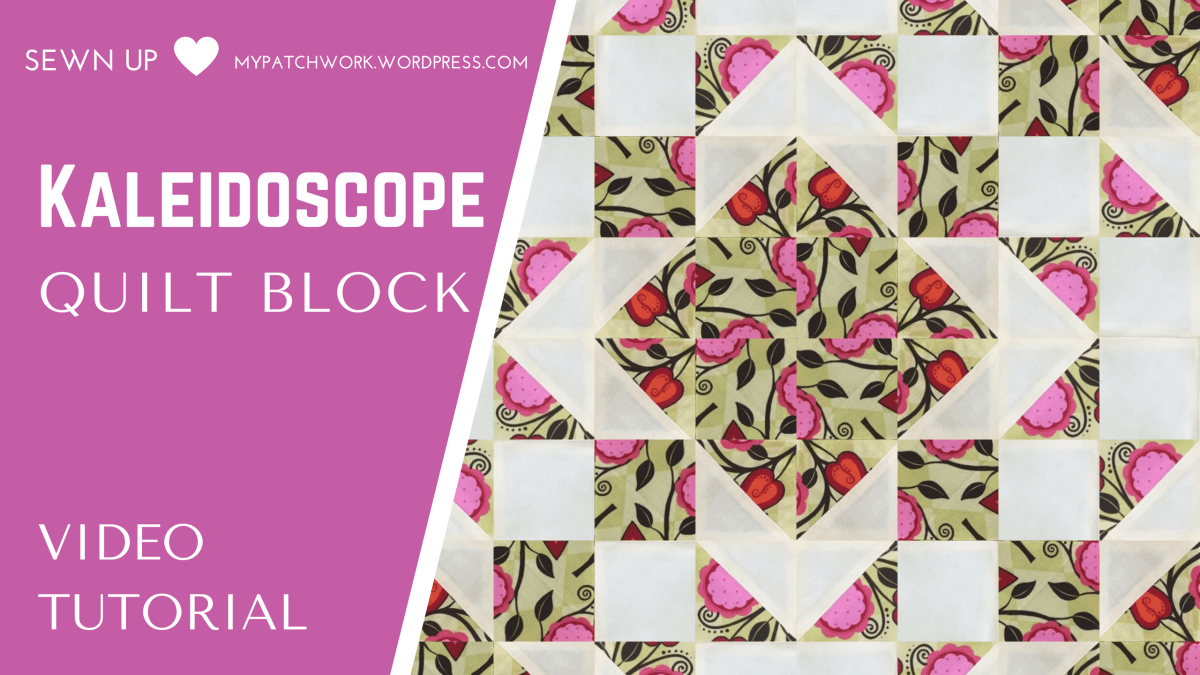 Video tutorial: Kaleidoscope quilt block – quick and easy quilting ...