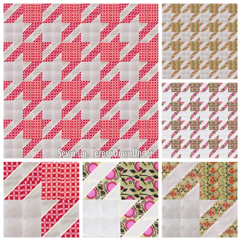 Video tutorial: Houndstooth quilt block – teresadownunder.com
