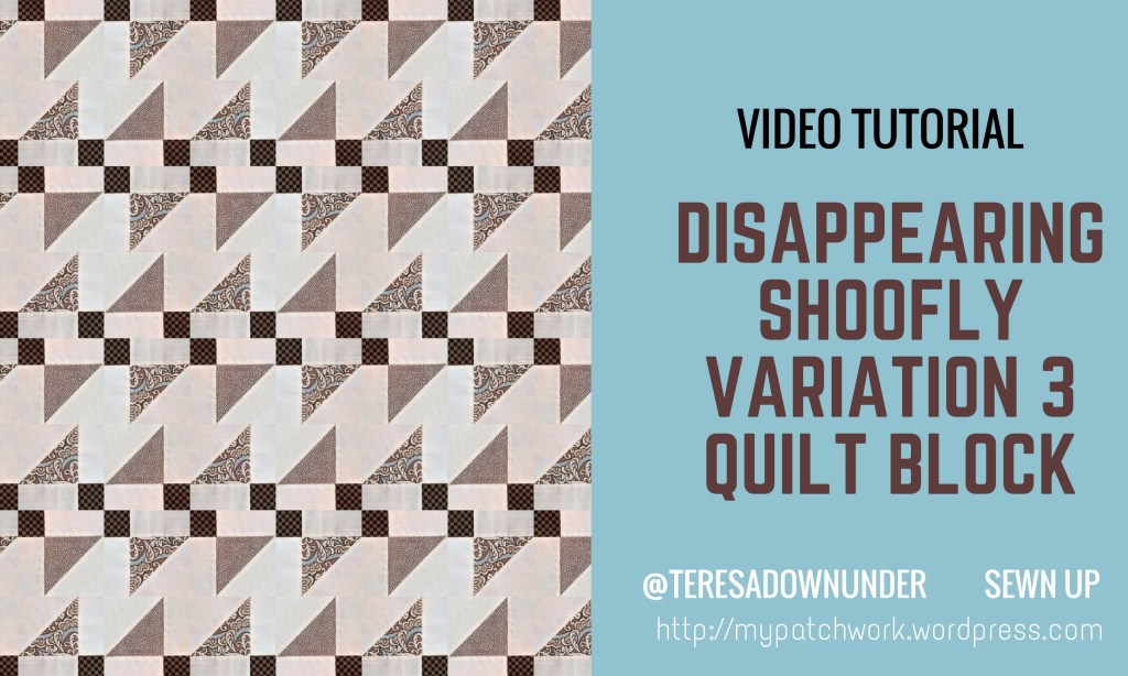 Video tutorial: disappearing shoofly block – variation 3 ...