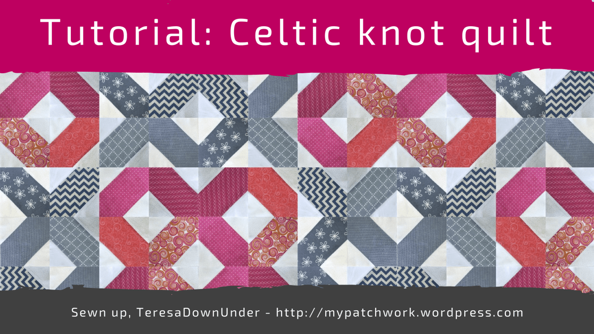 Free pattern: celtic knots quilt – Sewn Up