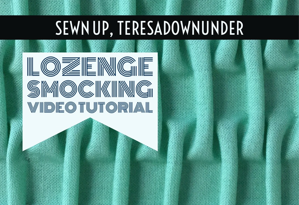 Video tutorial: Lozenge smocking – teresadownunder.com