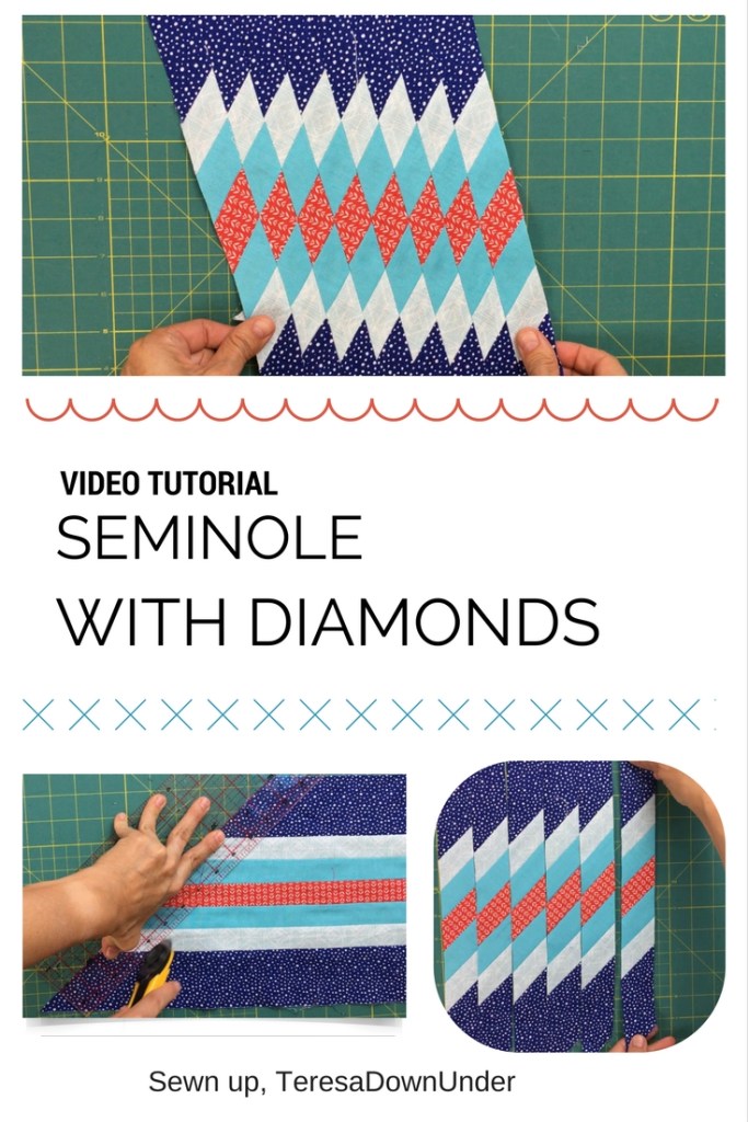 Video tutorial: Seminole with diamonds – teresadownunder.com