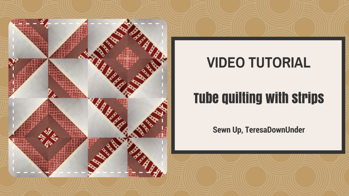 Video tutorial: Tube quilting with strips – Sewn Up