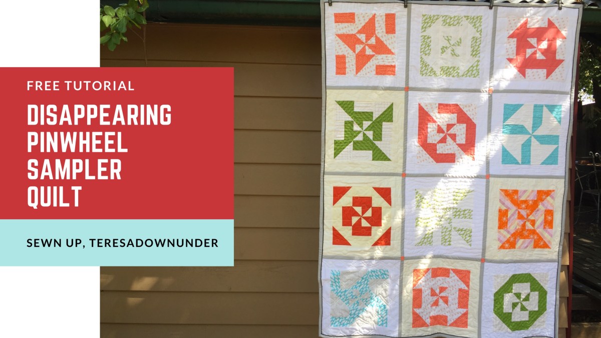 Disappearing pinwheel sampler quilt tutorial – Sewn Up