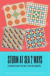 Video tutorial: Storm at sea – Foundation piecing for beginners ...