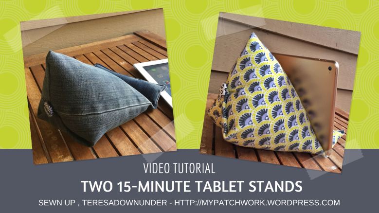 Video tutorial: two 15-minute tablet stand – teresadownunder.com