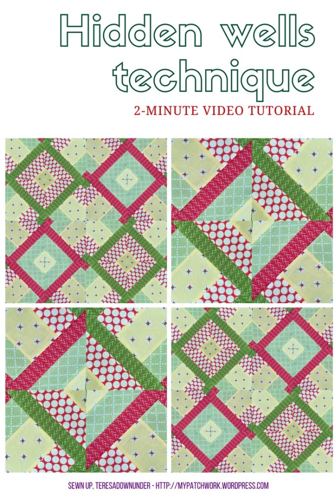 Video tutorial: Hidden wells technique using 5 fabric strips ...