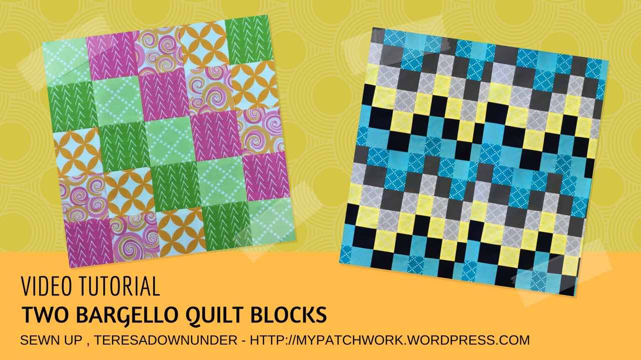 Video tutorial: 2 easy bargello quilt blocks – teresadownunder.com