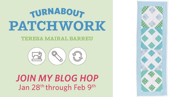 Coordinated strips block, Turnabout patchwork blog hop ...