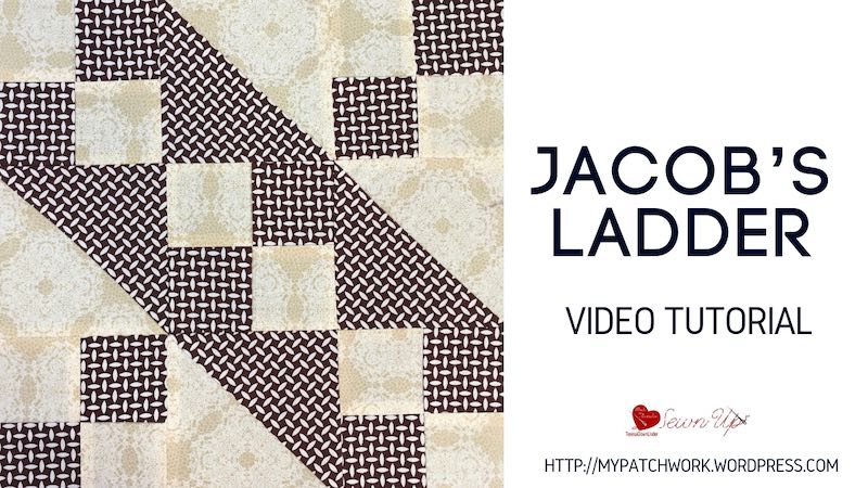 Jacob’s ladder quilt block – video tutorial – teresadownunder.com