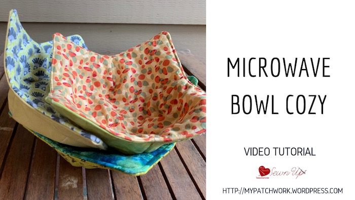 Microwave bowl cozy – video tutorial – teresadownunder.com