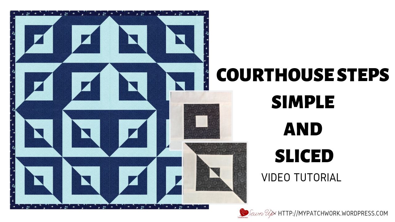 Courthouse steps and sliced courthouse steps quilt blocks – Sewn Up