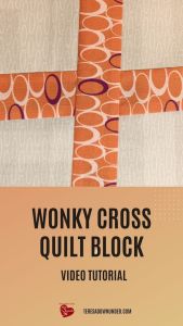 Wonky cross video tutorial – teresadownunder.com