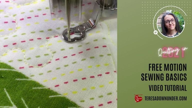 Free motion basics video tutorial – quilting in 2021 – Sewn Up