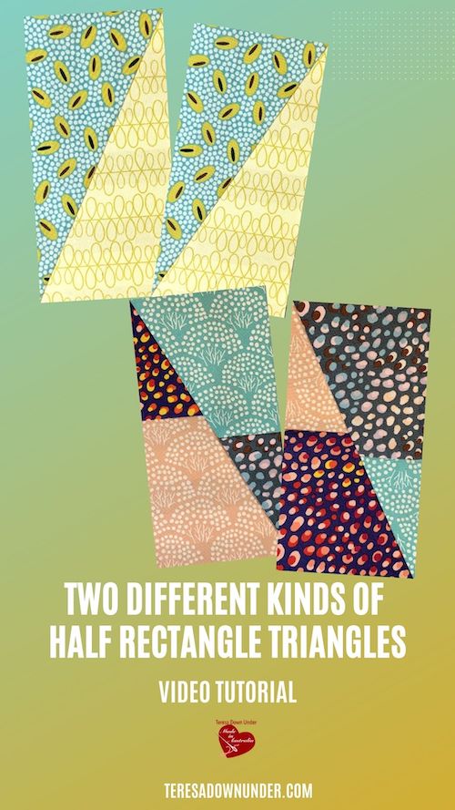 Two different kinds of half rectangle triangles – video tutorial ...