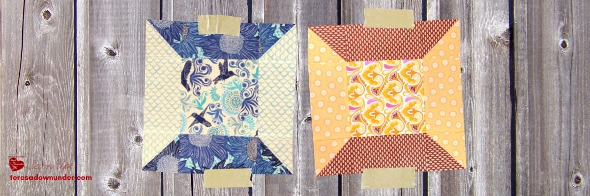 12″ scrappy spool quilt block video tutorial – teresadownunder.com
