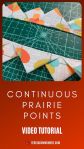 Continuous prairie points video tutorial – teresadownunder.com