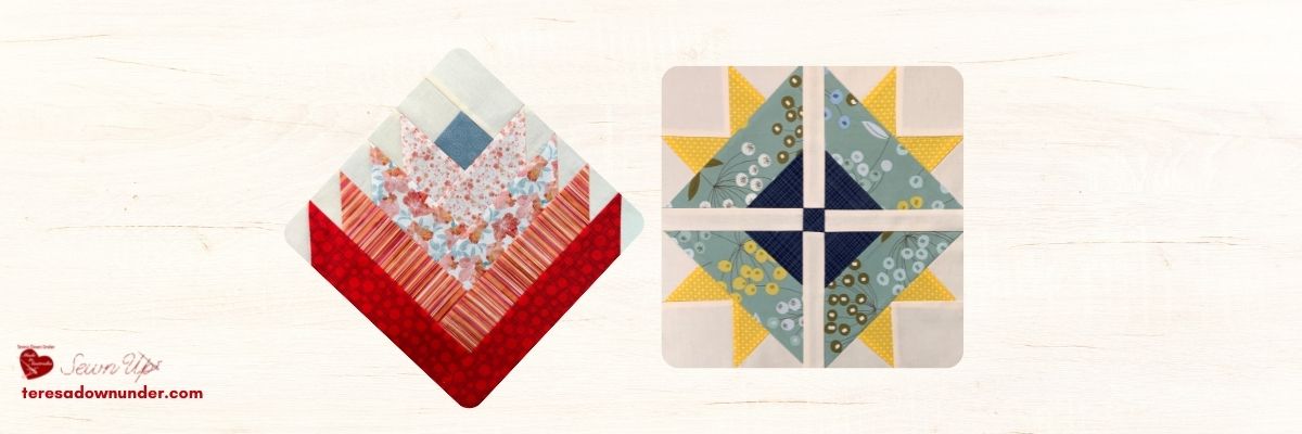 Two popular quilt blocks video tutorial – teresadownunder.com