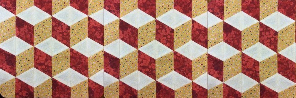 How to make an easy tumbling blocks quilt – teresadownunder.com