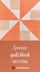 Spinner quilt block video tutorial – teresadownunder.com