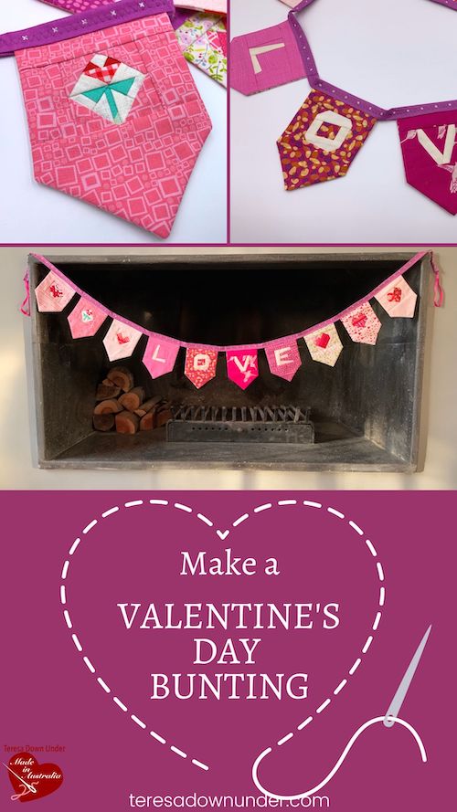 Spread the love with this adorable “Love” bunting! – Sewn Up