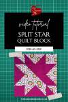 How to make a Split star quilt block – teresadownunder.com