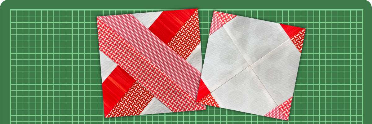 How to make a Disappearing Plus sign block in 2 colours ...