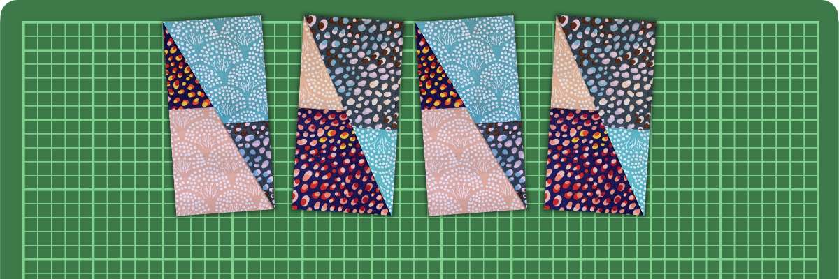 How to make a fancy half rectangle triangle video tutorial ...