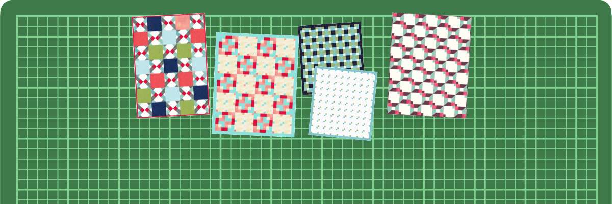 Holiday trellis quilt, a pattern from Turnabout patchwork book – Sewn Up