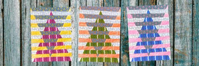 How to make an interleave triangle mini quilt – teresadownunder.com