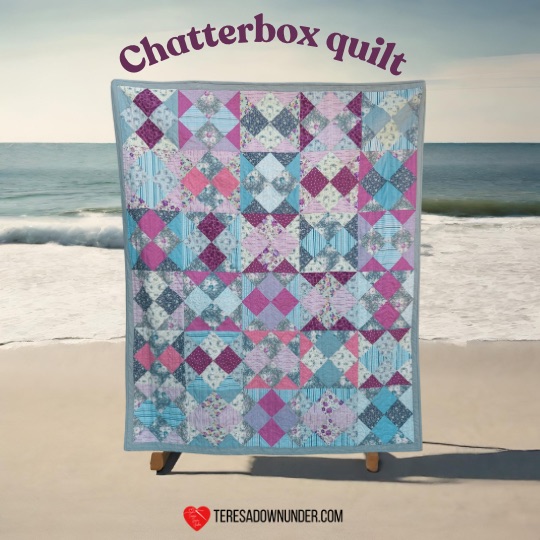 Chatterbox quilt pattern – teresadownunder.com