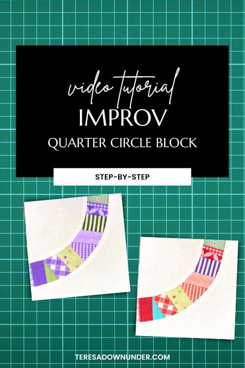How to make an improv quarter ring block – teresadownunder.com