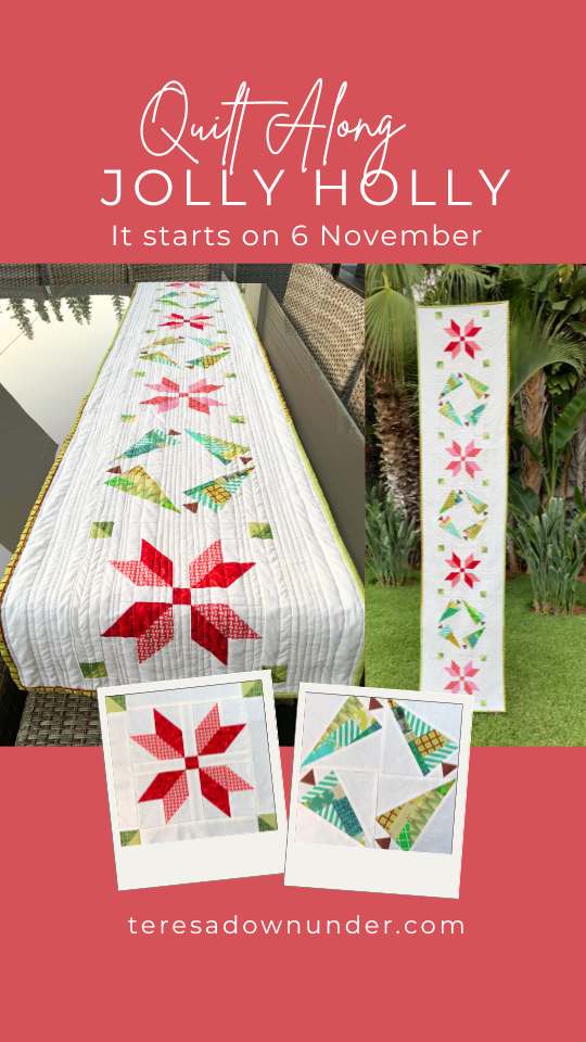 🎅 Jolly Holly table runner🎄 – Sewn Up