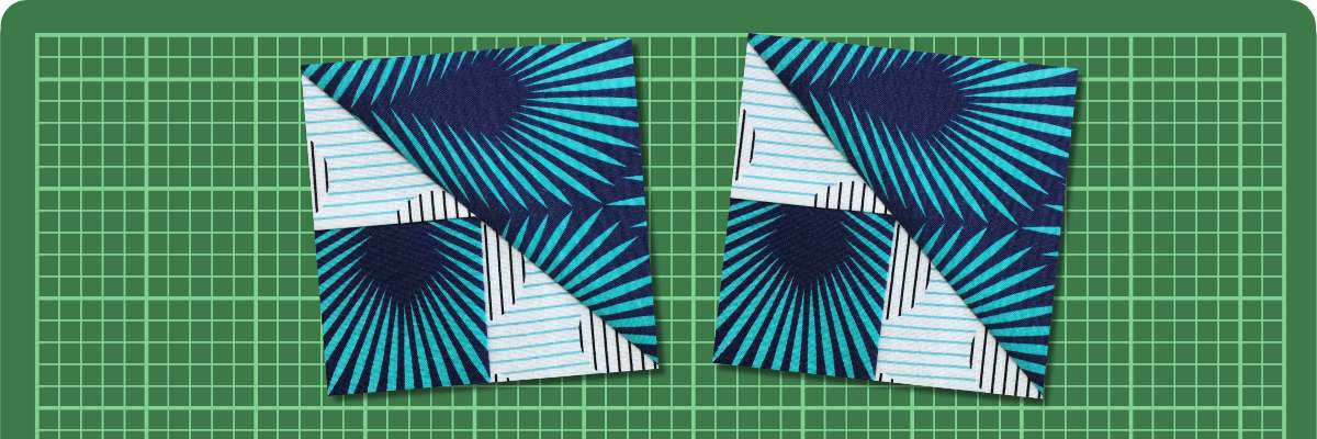 How to make a Split four patch quilt block – teresadownunder.com