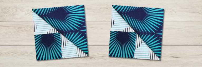 How to make a Split four patch quilt block – teresadownunder.com