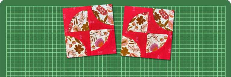 How to make a perfect Drunkard path quilt block – teresadownunder.com