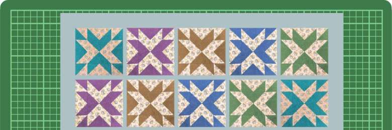 How to make a Blazing arrows quilt block – teresadownunder.com