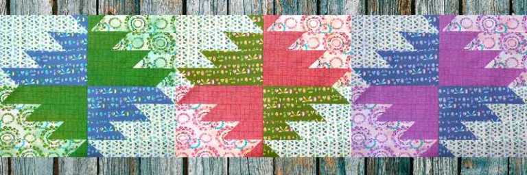 How to make an Aztec inspired quilt block – teresadownunder.com