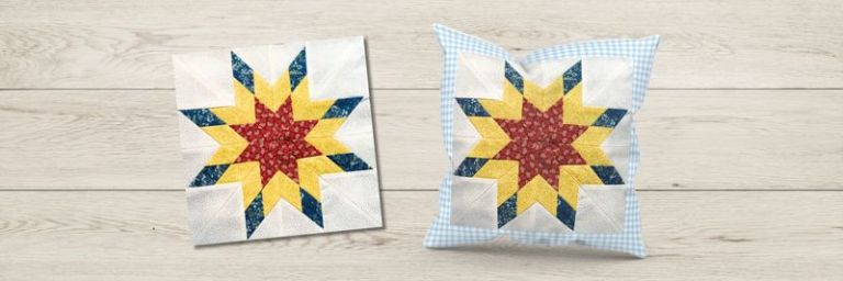 How to make small lone star quilt block – teresadownunder.com